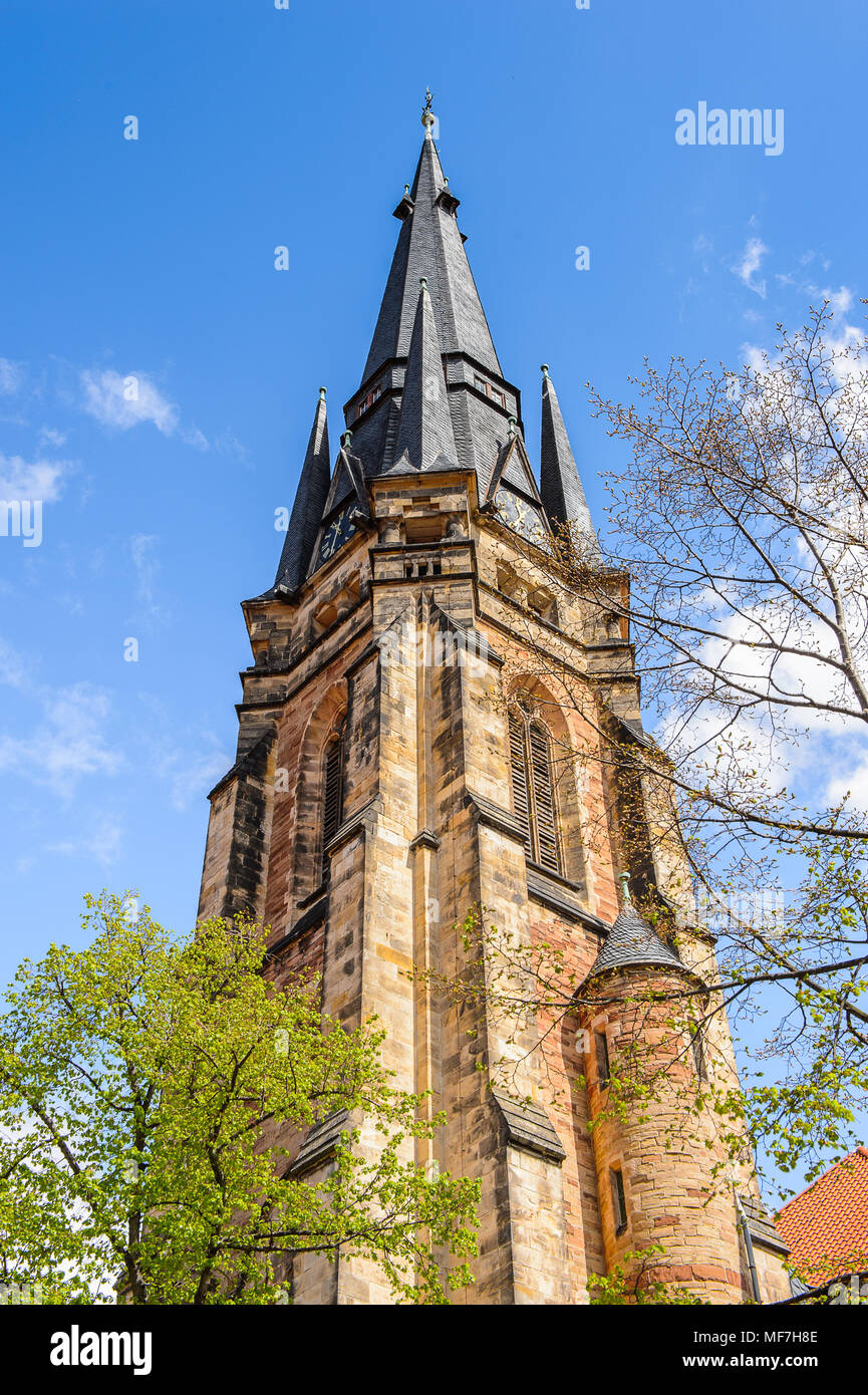 Church in Wernigerode, a town in the district of Harz, Saxony-Anhalt ...