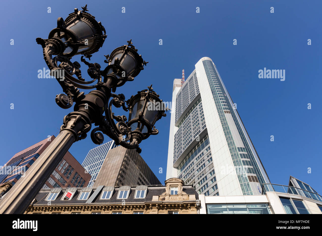 Candelabra commerzbank tower hi-res stock photography and images - Alamy