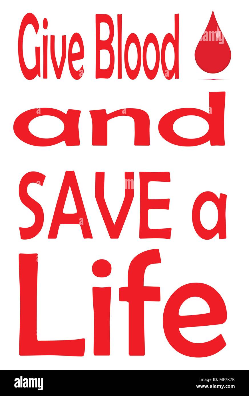 Blood drop donor concept Stock Vector Images - Alamy