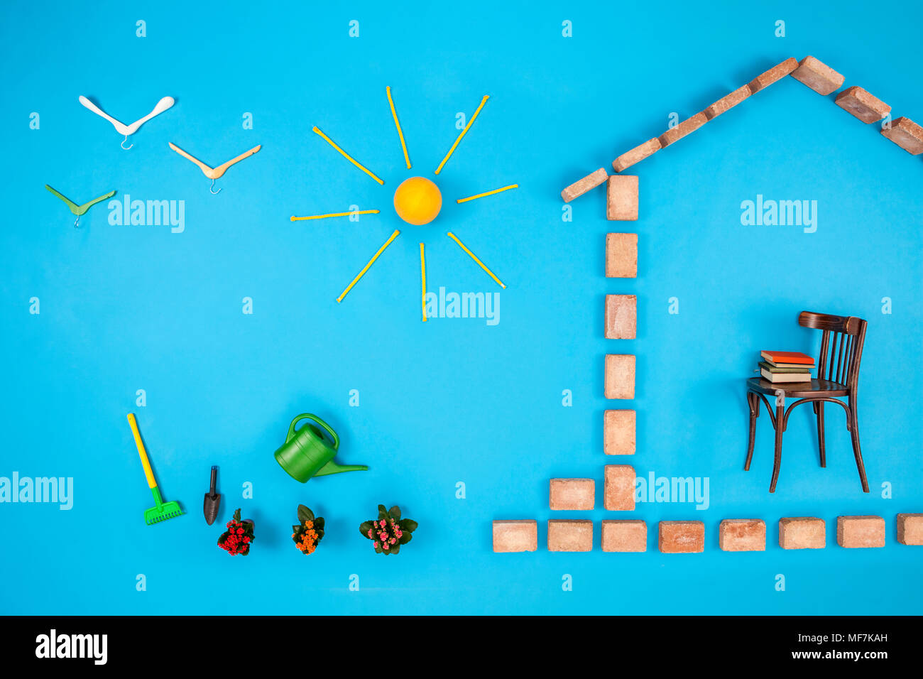 Summer color photography house hi-res stock photography and images - Alamy