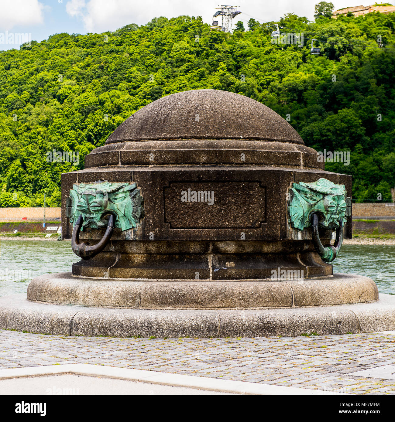 Deutsches Eck (German Corner) of Koblenz, Germany Stock Photo - Alamy