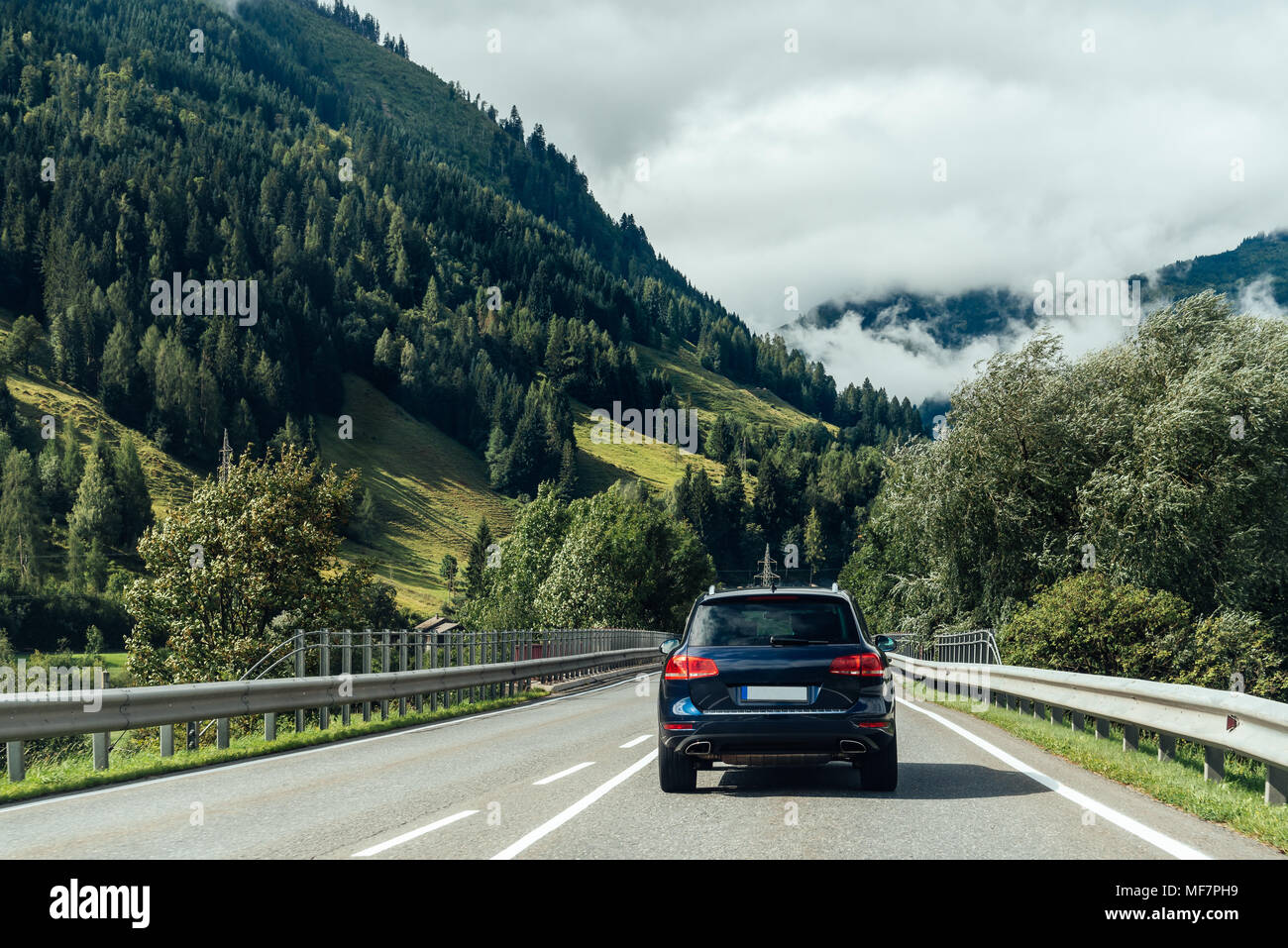 Car driving alps hi-res stock photography and images - Alamy