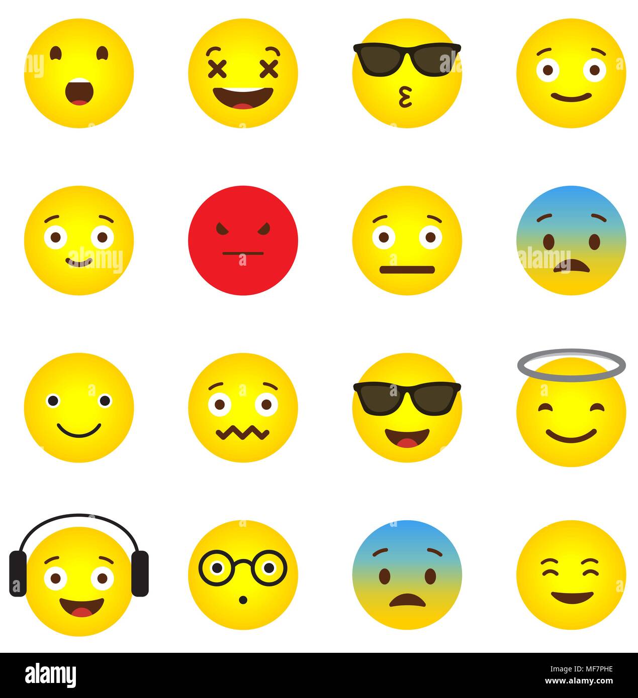 Expression face emoji icon Stock Vector Images - Alamy