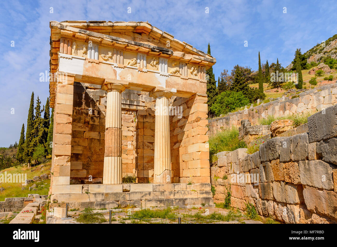 Athenian Treasury At Delphi