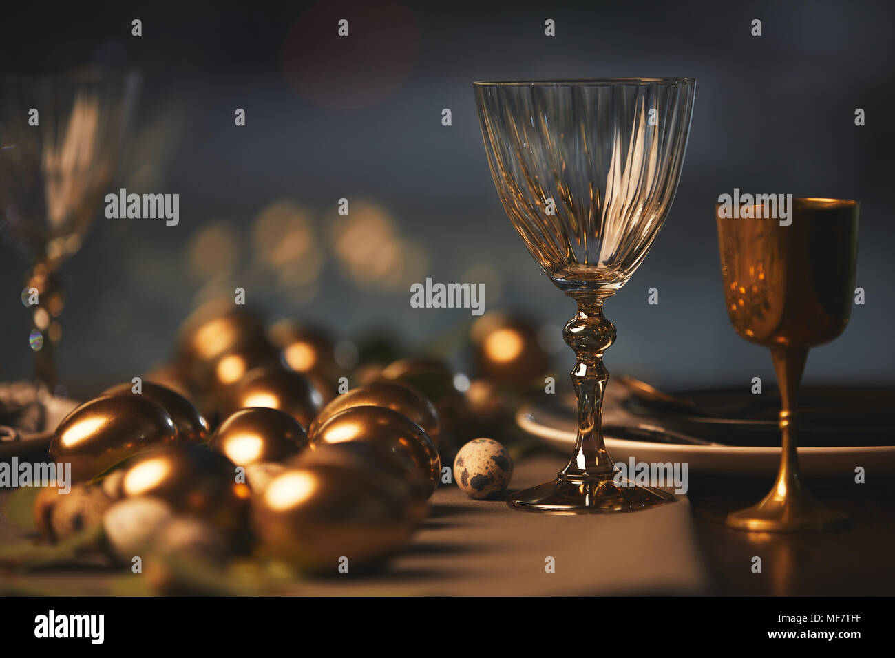 Food on festive table hi-res stock photography and images - Alamy