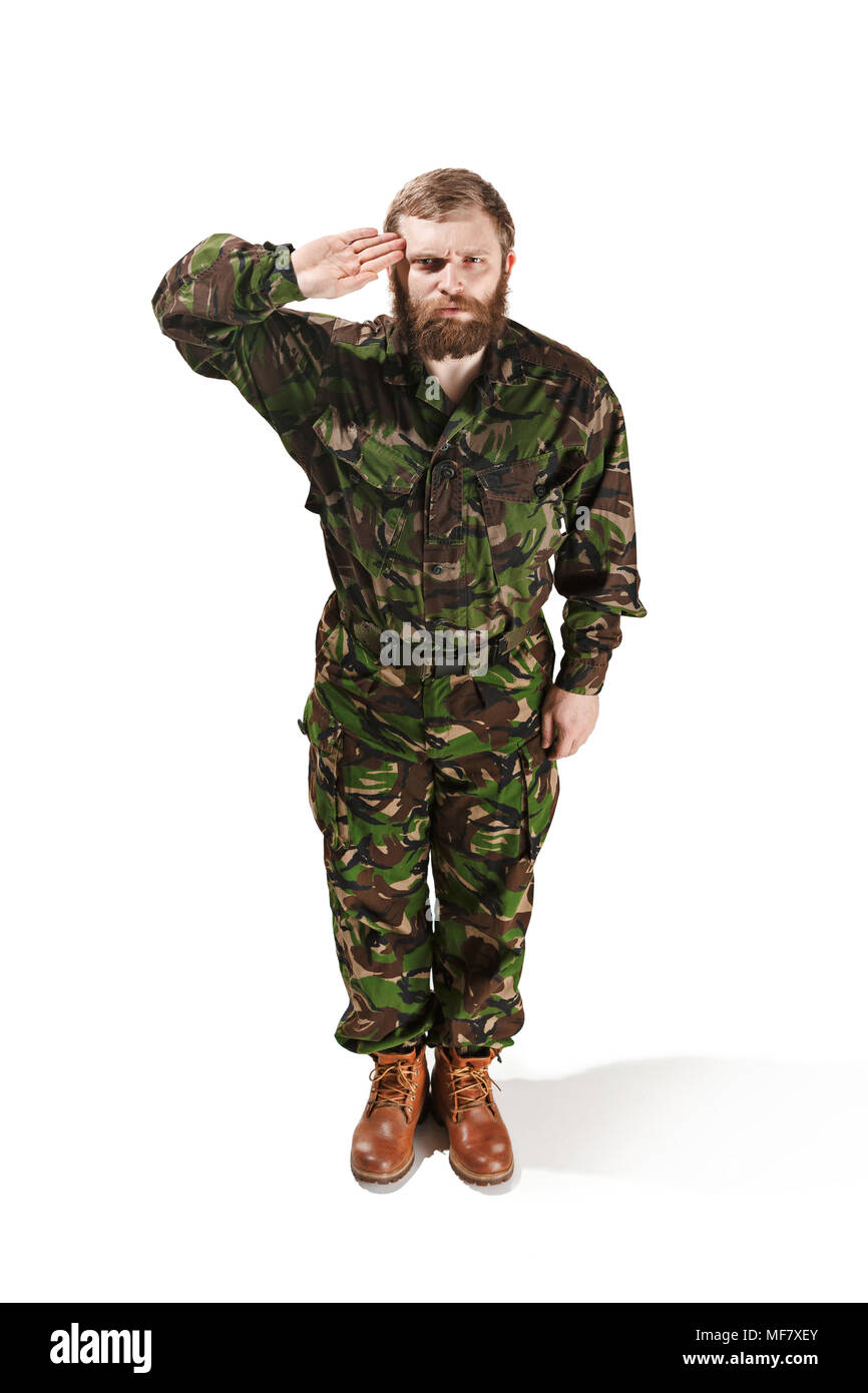 Soldier wearing camouflage hi-res stock photography and images - Alamy