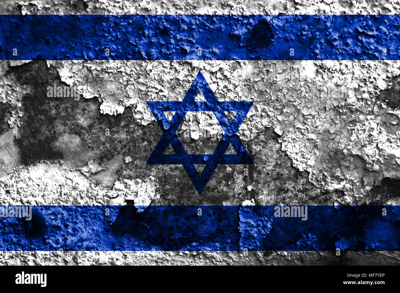 Old Israel grunge background flag Stock Photo - Alamy