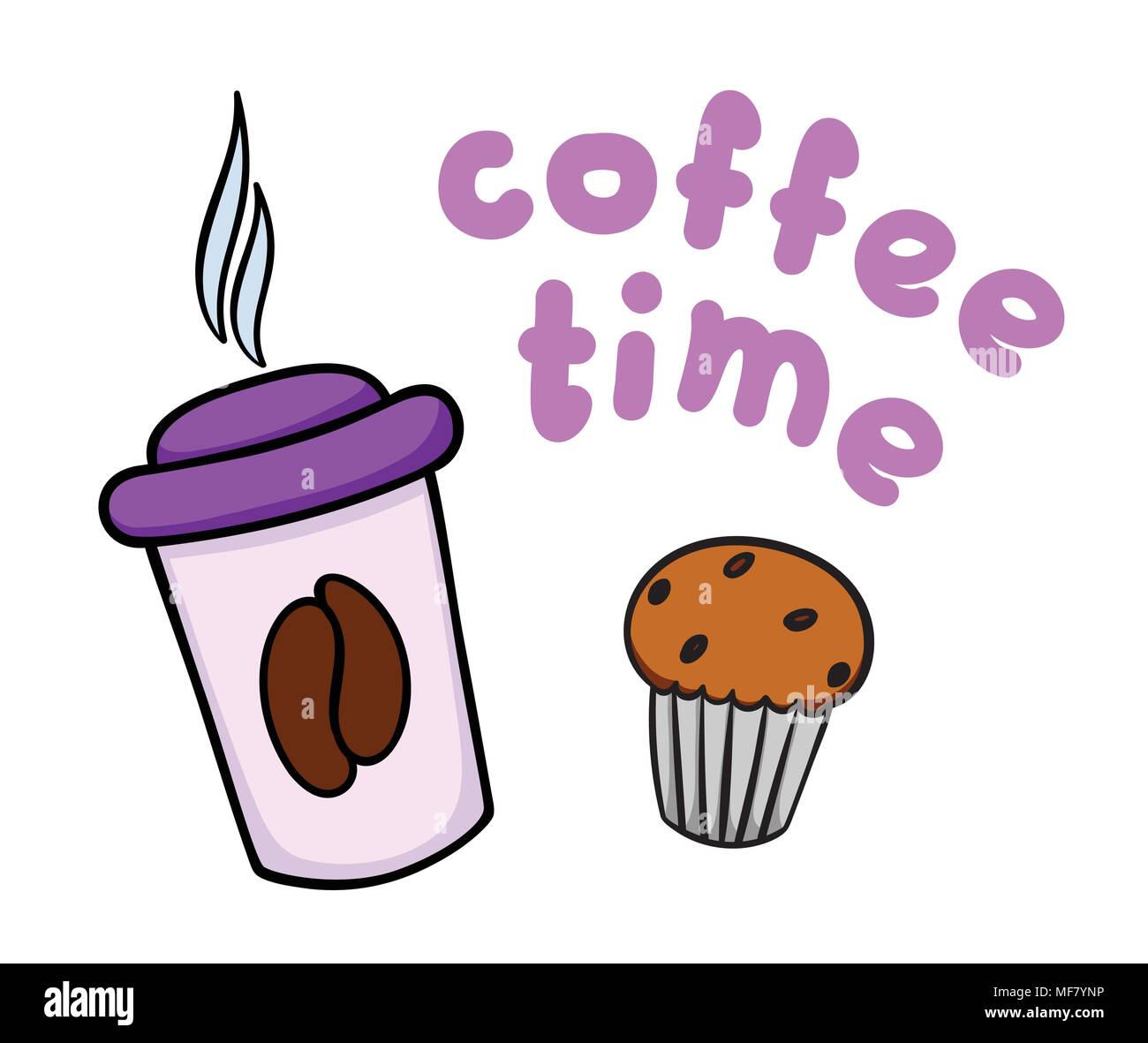 Coffee Break Time Clipart