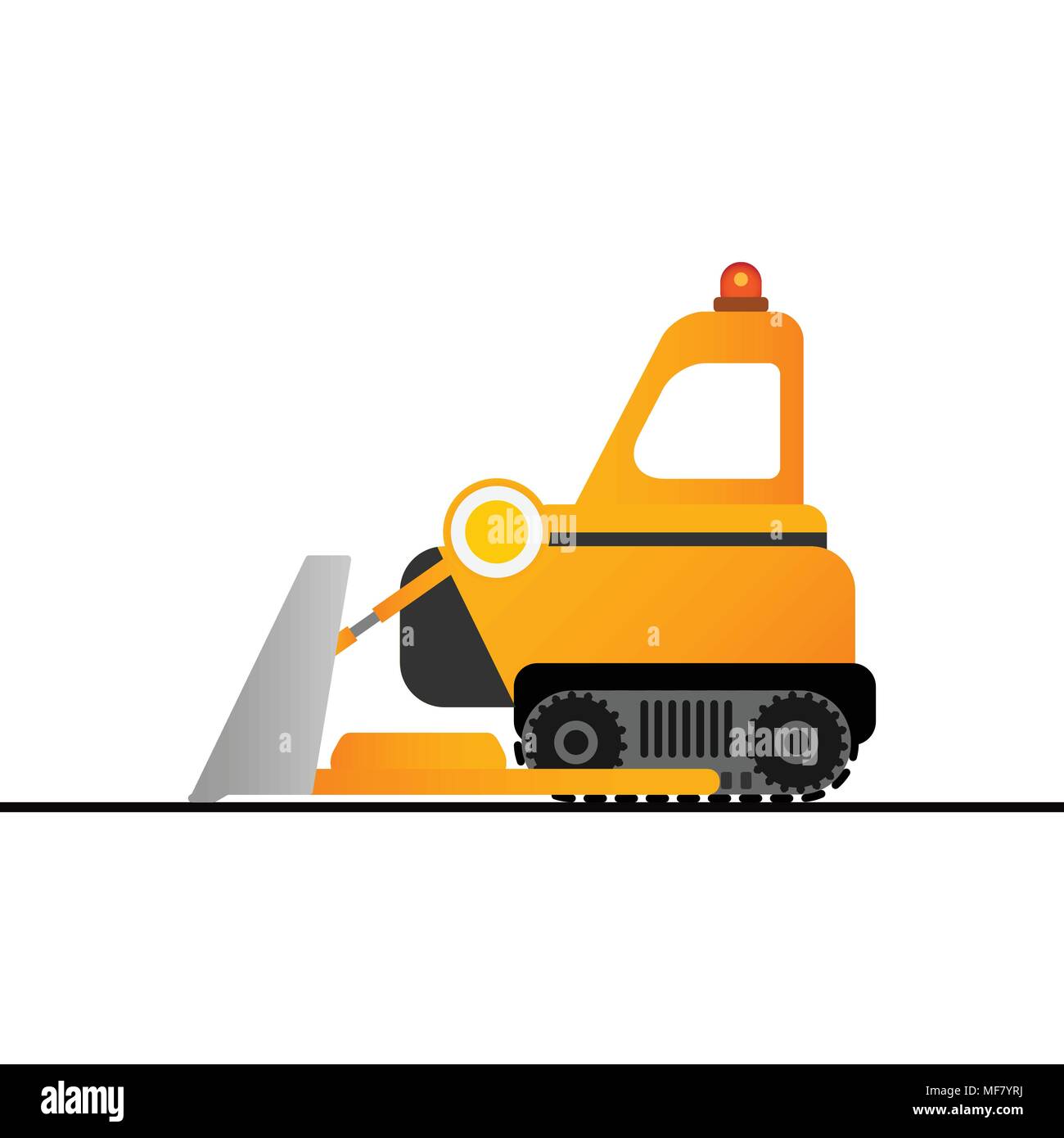 Bulldozer Stock Vector Images - Alamy