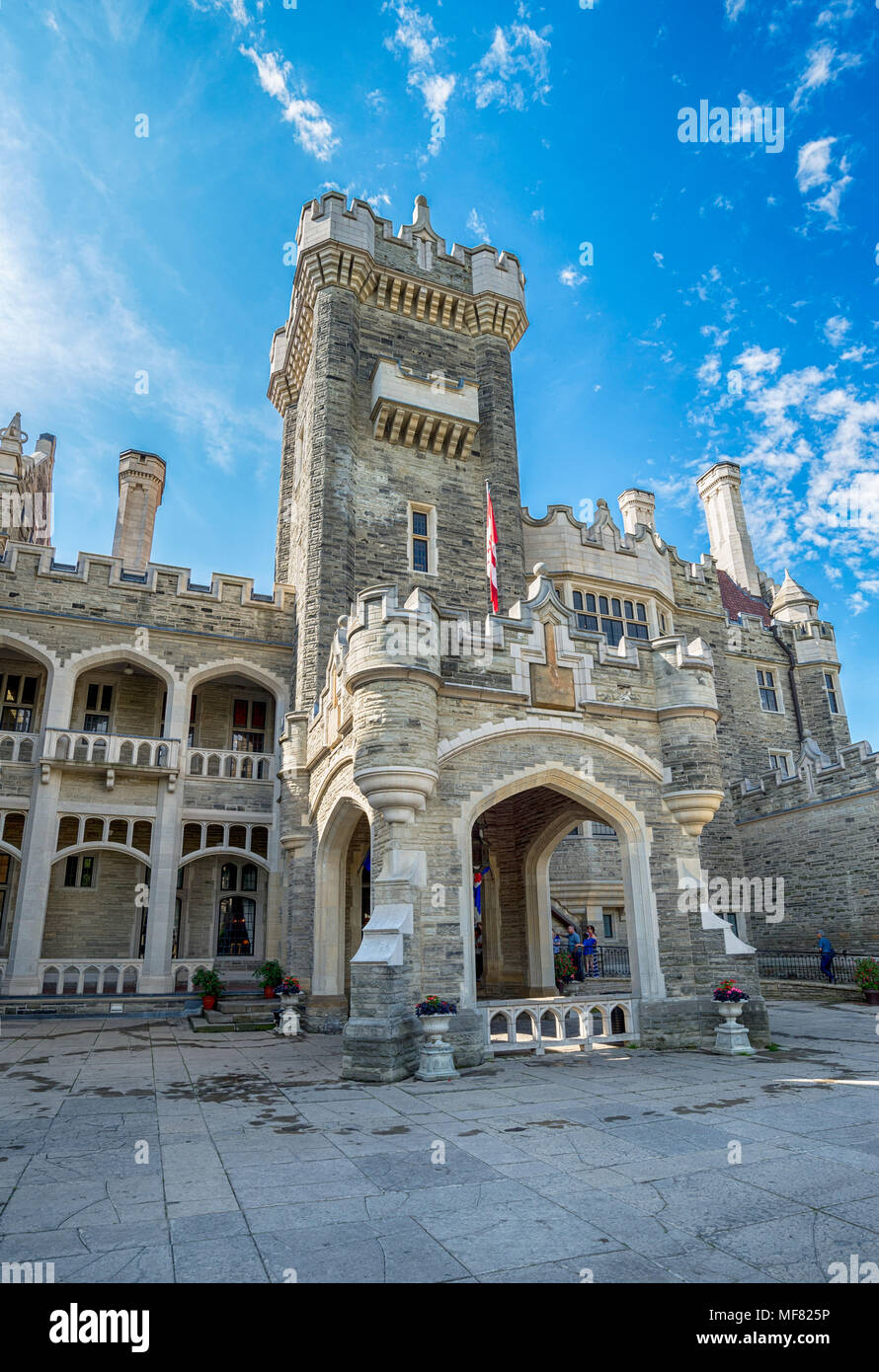 Famous Casa Loma castle in Toronto, Canada Stock Photo - Alamy