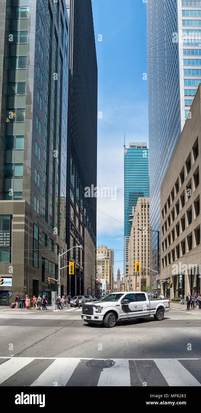 High office buildings from the street level Stock Photo - Alamy