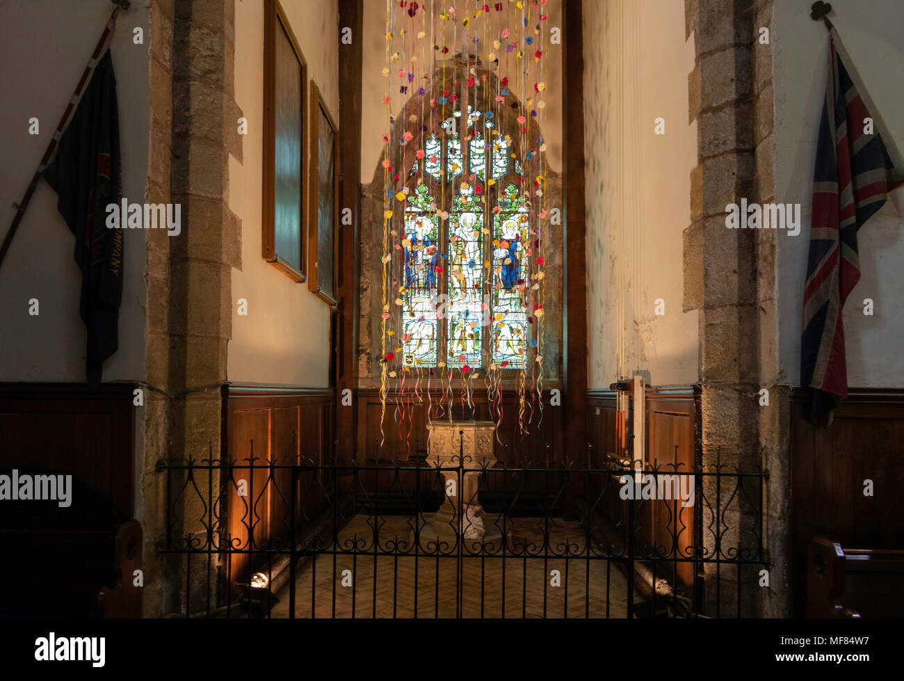 Stained Glass window at All Saints Church,Ripley,North Yorkshire ...