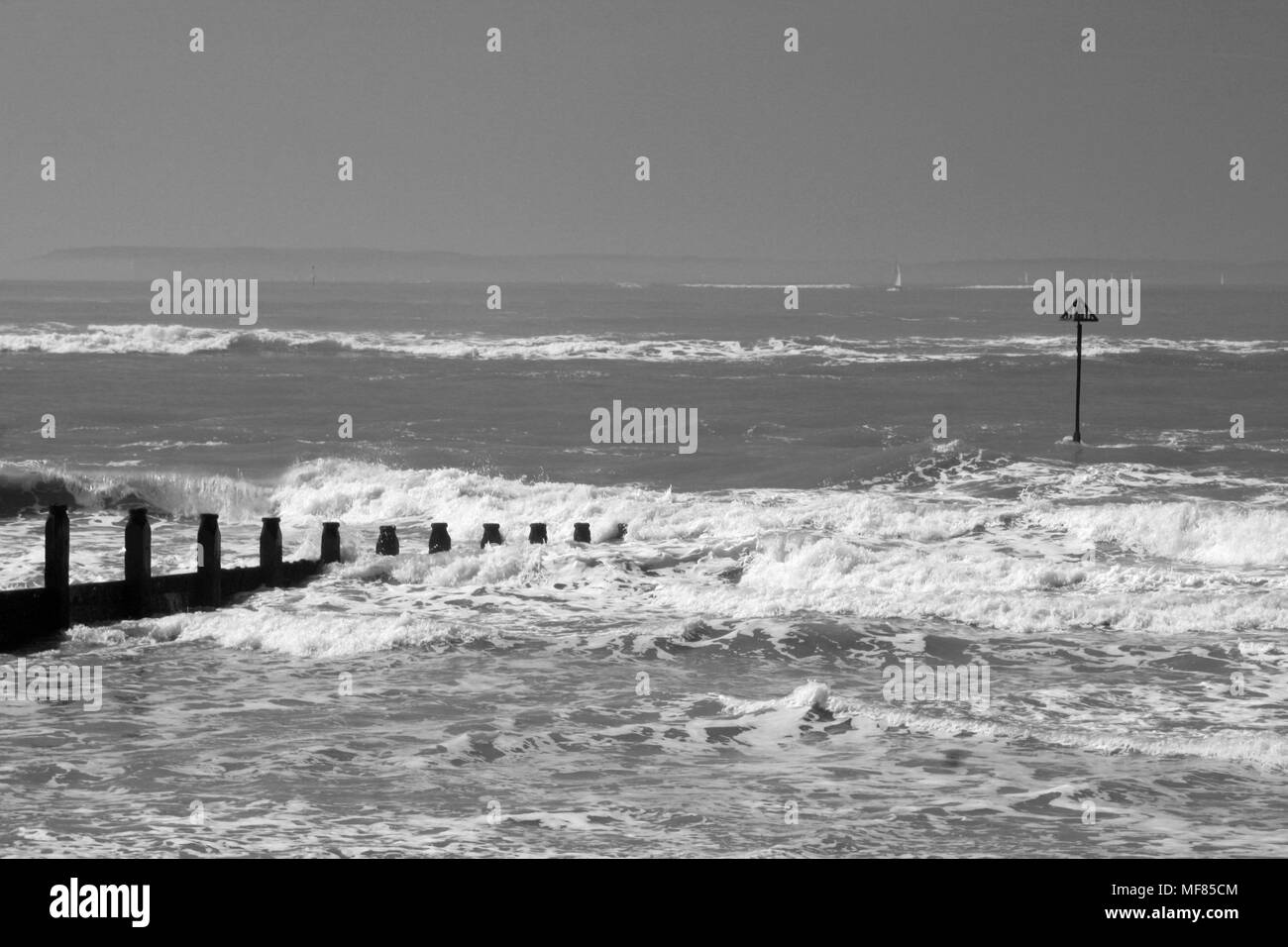 Beach playa de la Black and White Stock Photos & Images - Alamy