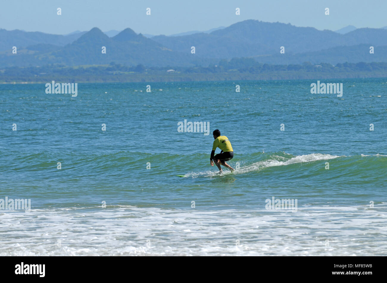 People surfing walking and relaxing on Wategos Beach Byron Bay Stock Photo - Alamy