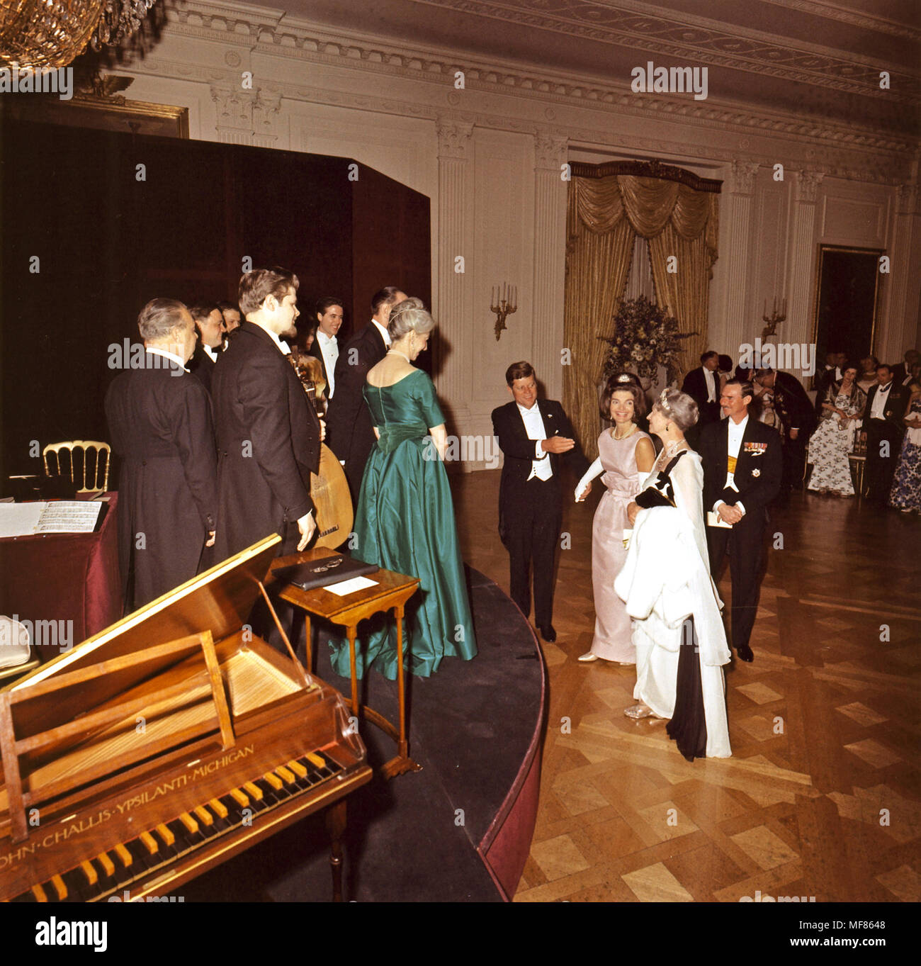 State dinner in honor of the grand duchess of luxembourg hi-res stock ...
