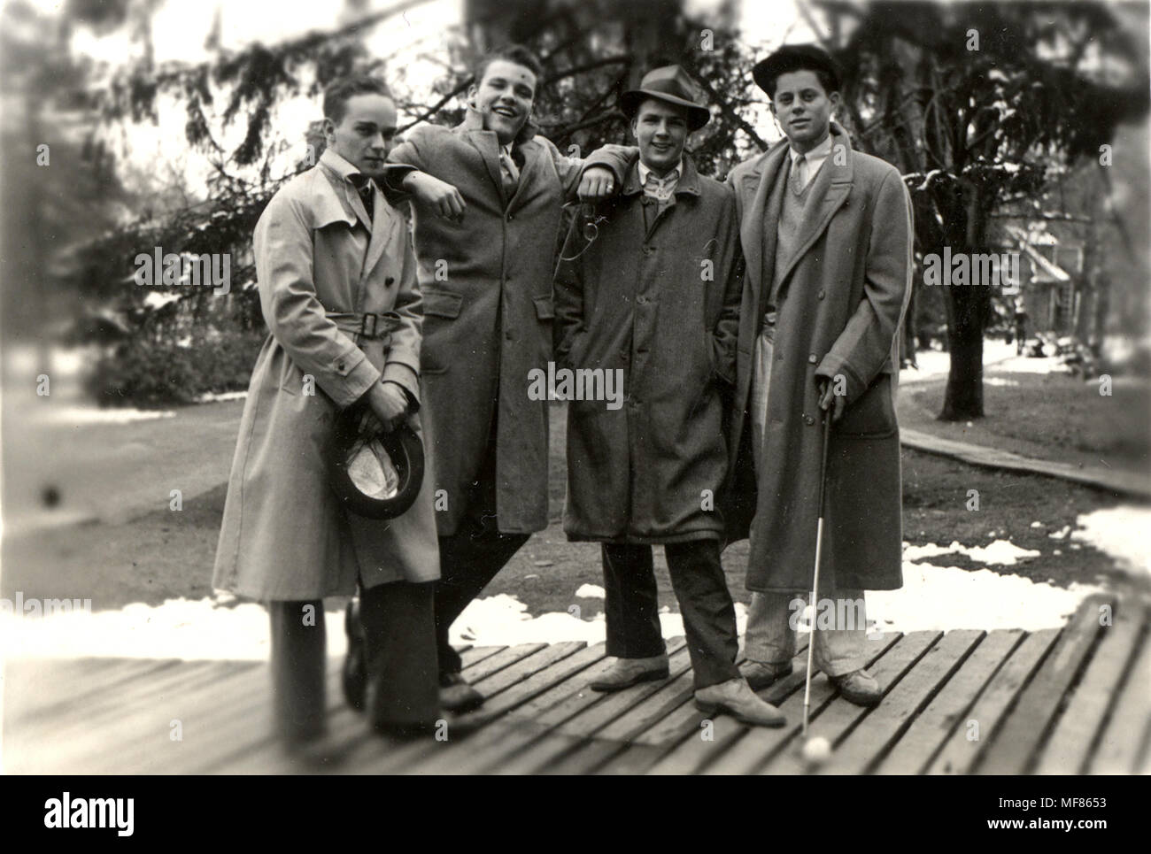 FY-P31 ca. 1933 Choate School "Muckers" Club. L-R: Ralph Horton, Lem ...