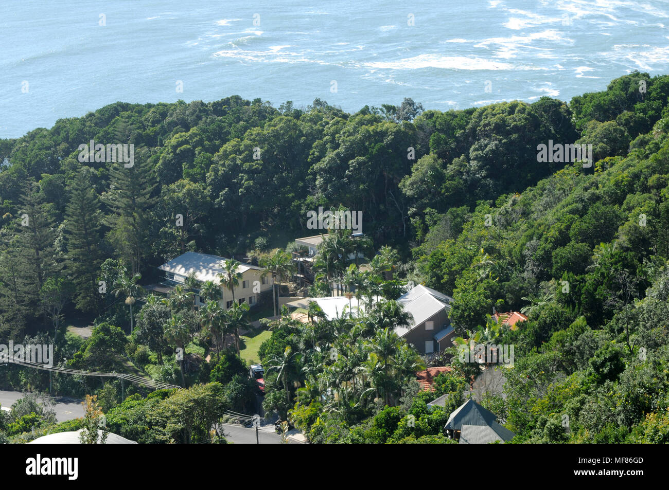 People surfing walking and relaxing on Watego Beach Byron Bay Stock ...