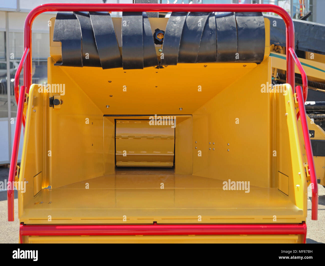 Big Industrial Wood Chipper and Shredder Stock Photo - Alamy