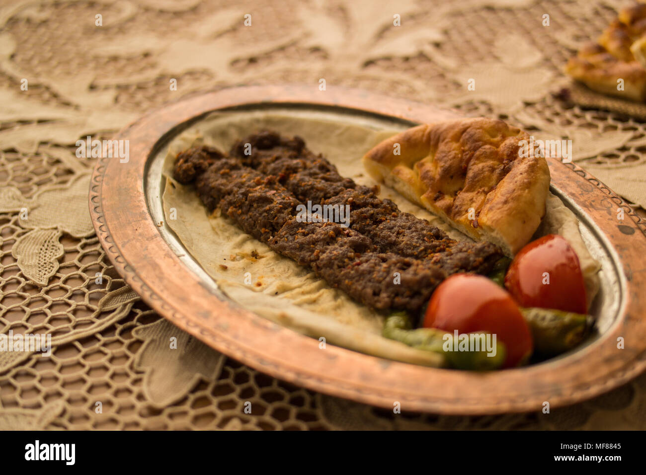 Turkish meat food Adana Kebab / kebap Stock Photo - Alamy