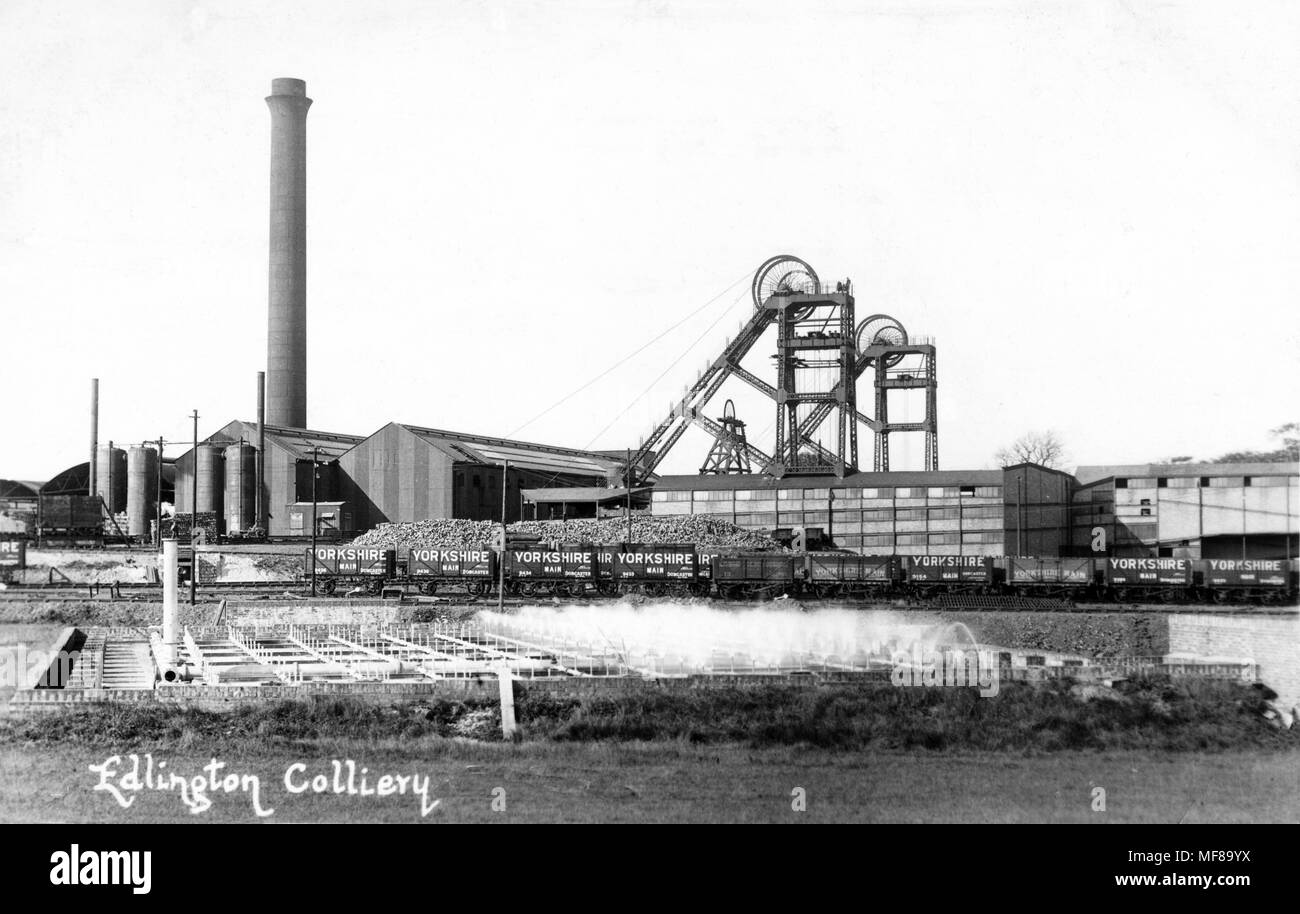 Colliery Pit Black and White Stock Photos & Images - Alamy