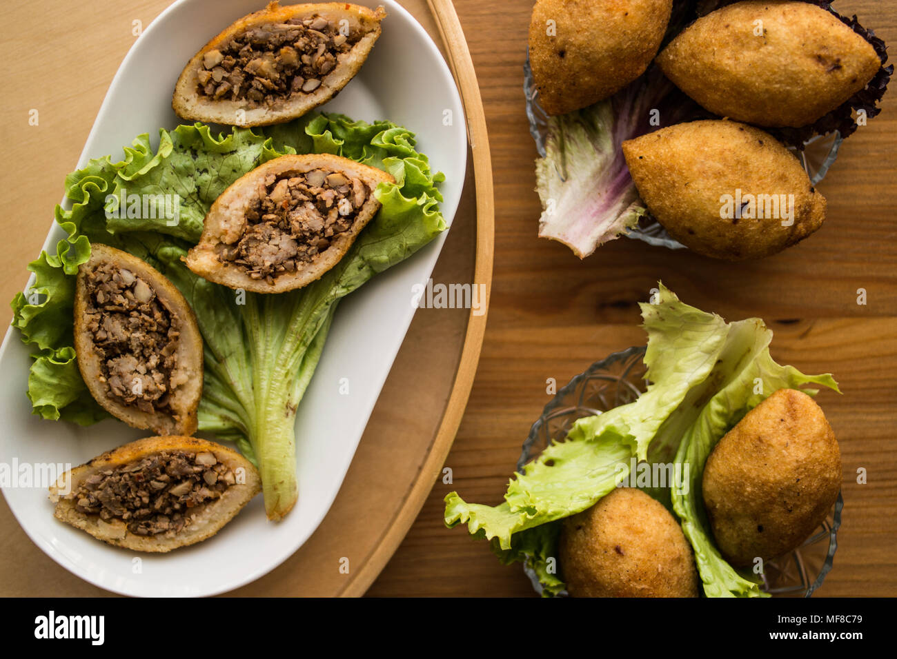 icli kofte / Boiled kibbeh / Quibe / Stuffed Meatballs Falafel Stock ...