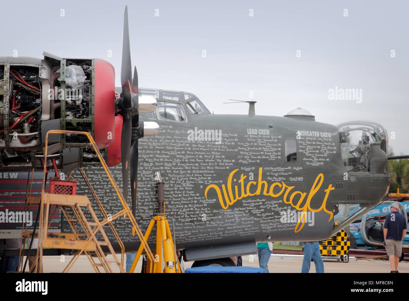 Old WWII Airplane Stock Photo - Alamy