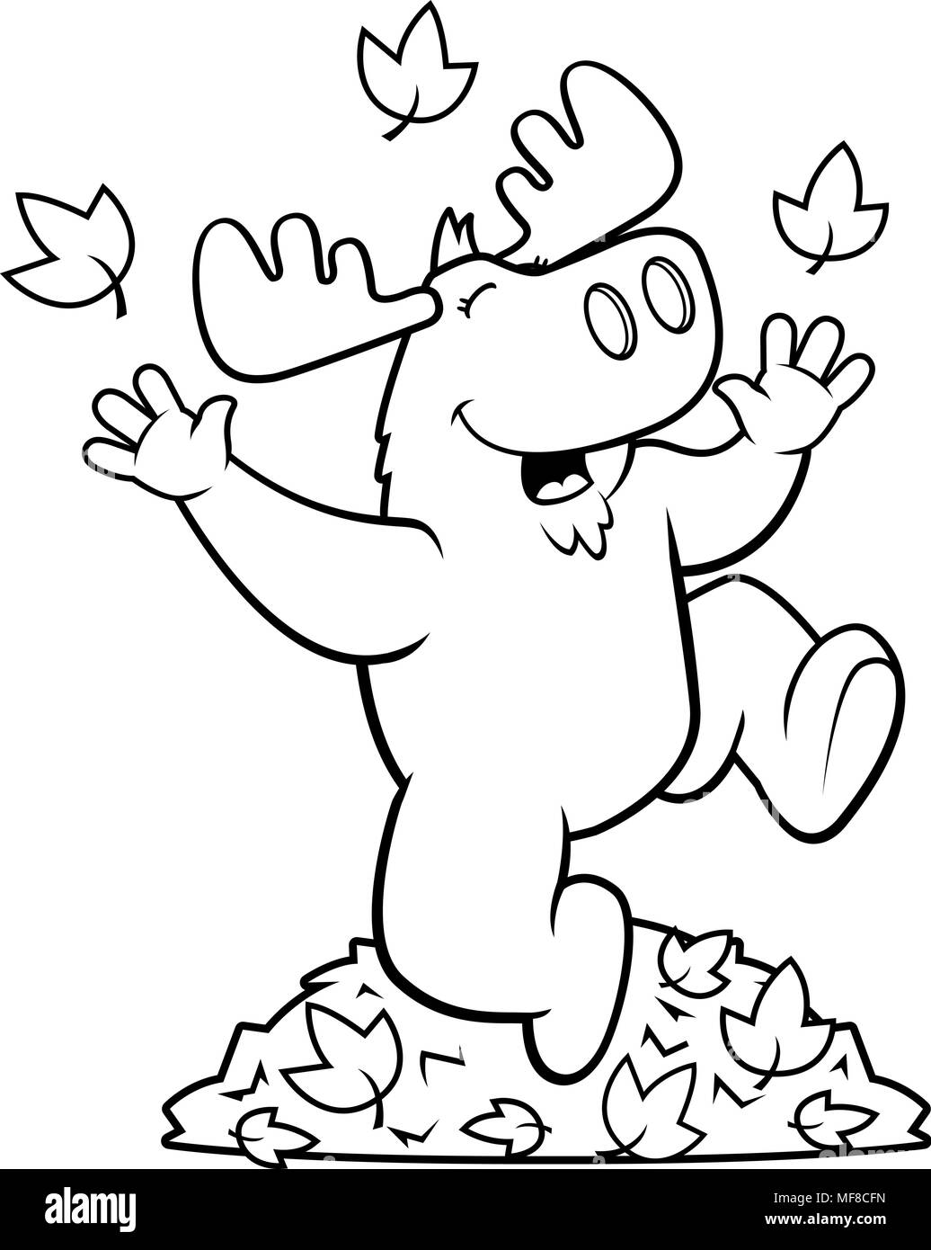 Moose jumping hi-res stock photography and images - Alamy