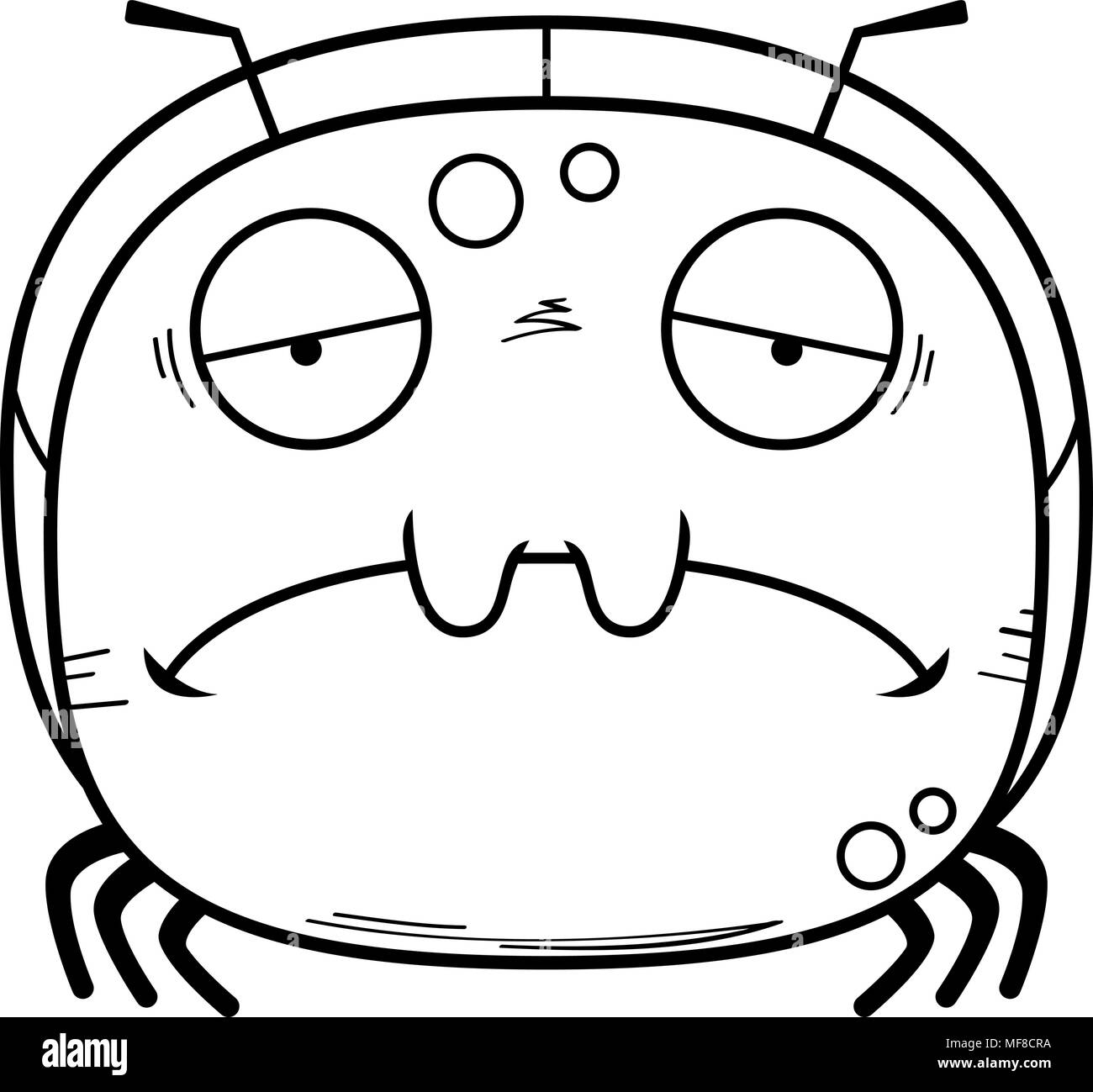 A cartoon illustration of a ant looking sad Stock Vector Image & Art ...