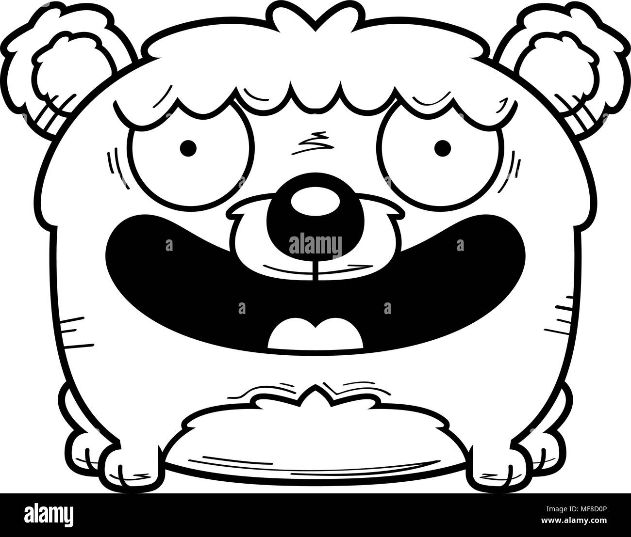 A Cartoon Bear Cub Happy And Smiling Stock Vector Image And Art Alamy