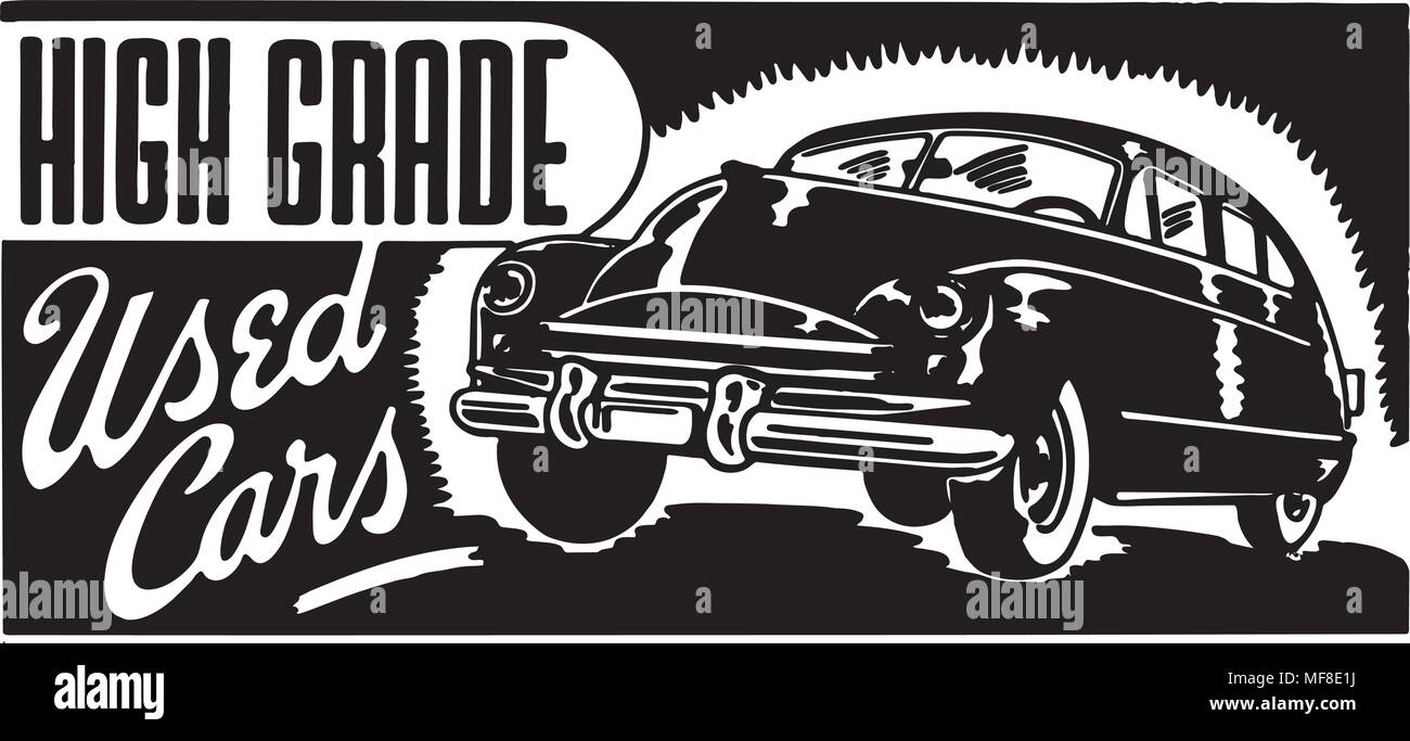 Cars retro Stock Vector Images - Alamy