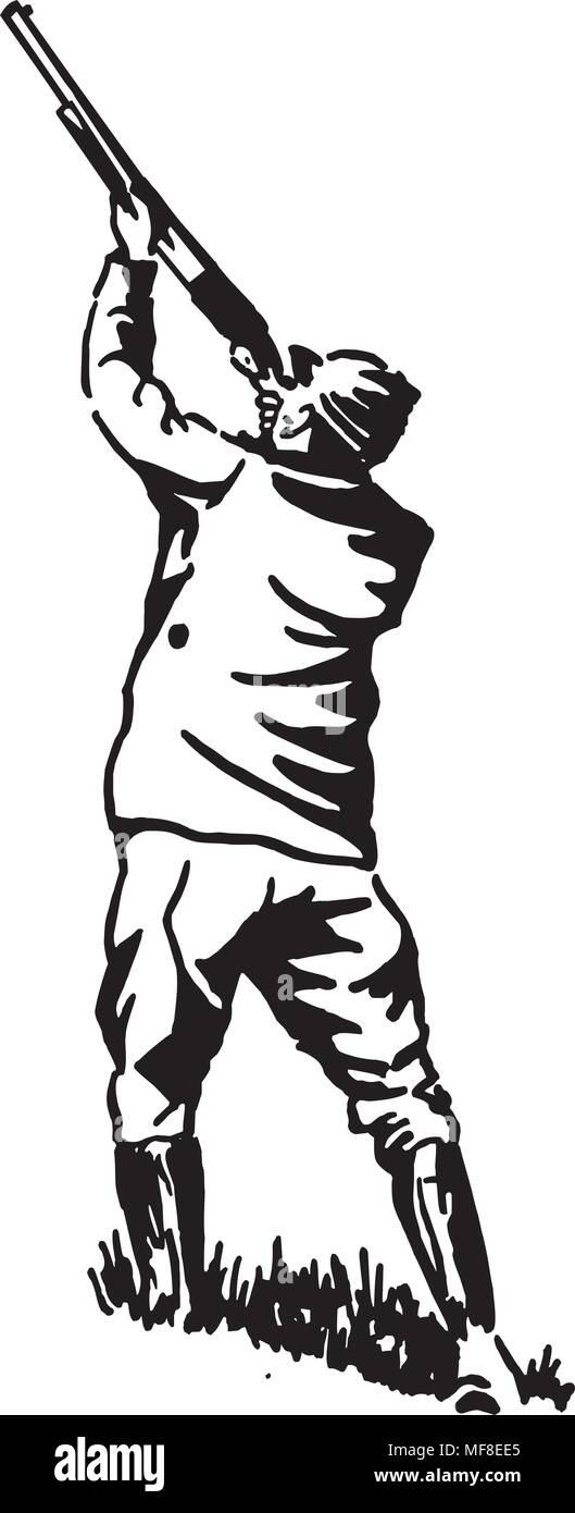 1950s hunter Stock Vector Images - Alamy