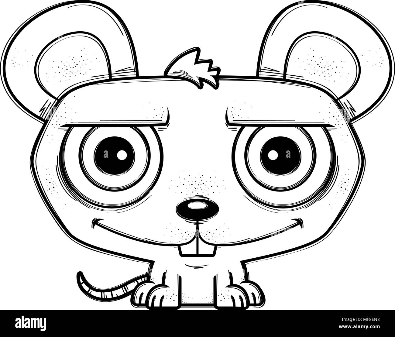 A cartoon illustration of a mouse smiling Stock Vector Image & Art - Alamy