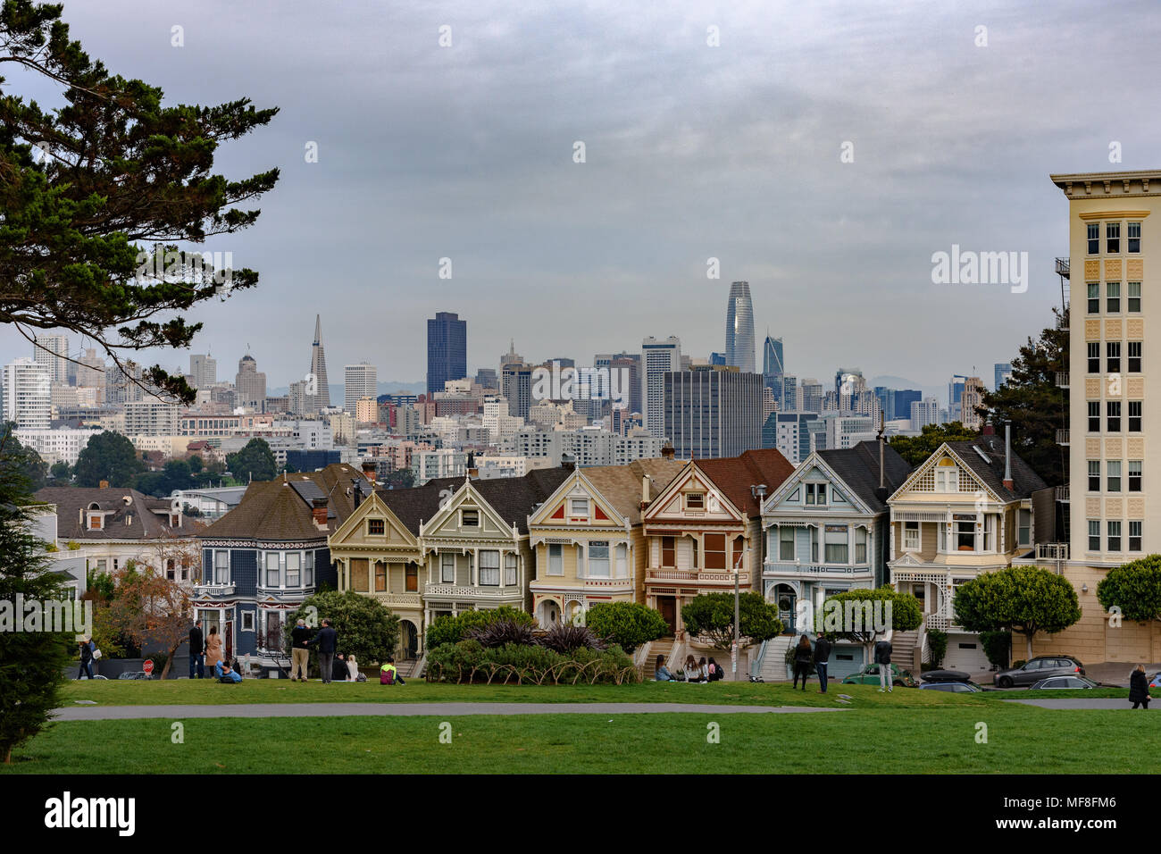 Alamo square architecture hi-res stock photography and images - Alamy