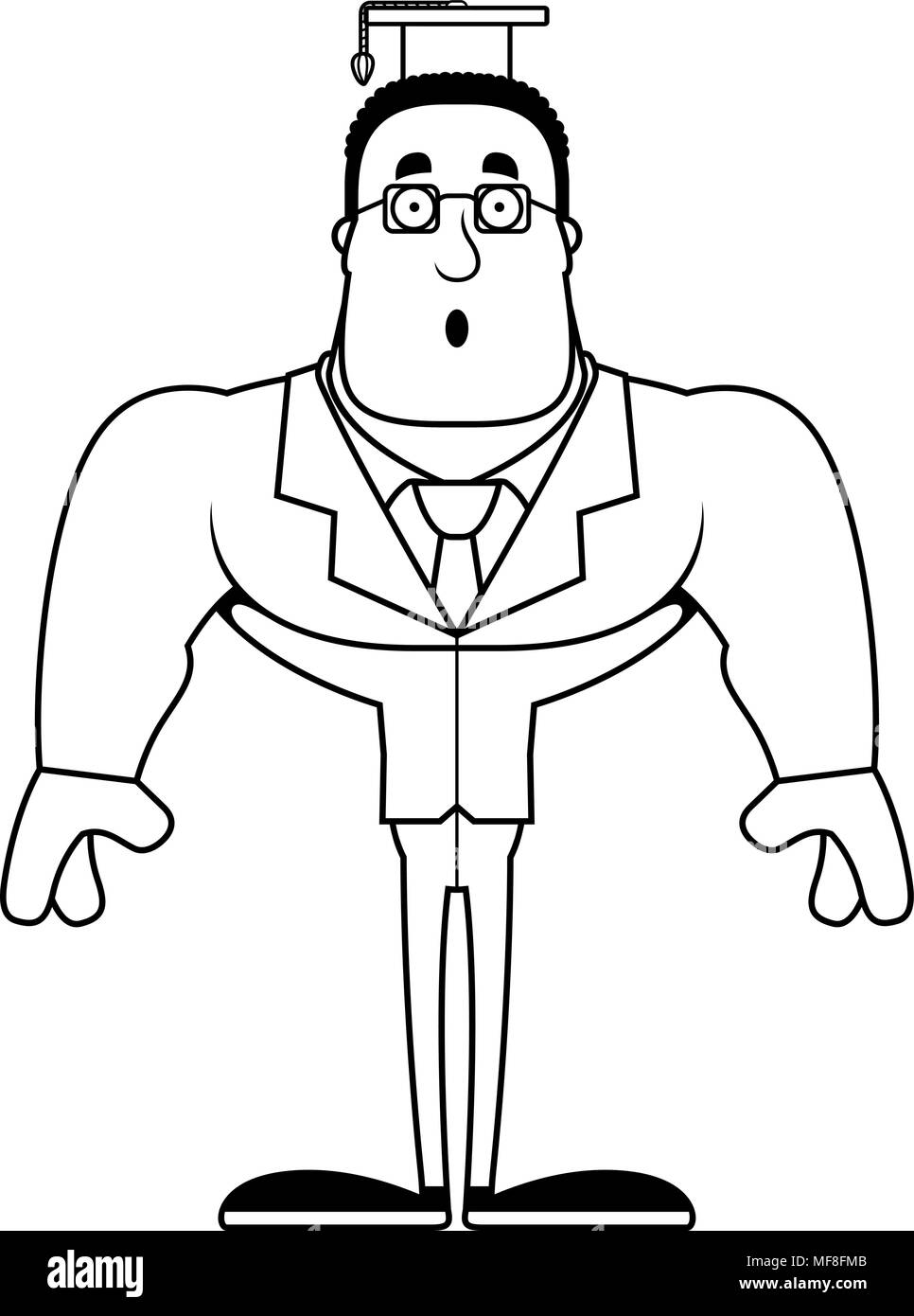 A cartoon teacher looking surprised Stock Vector Image & Art - Alamy