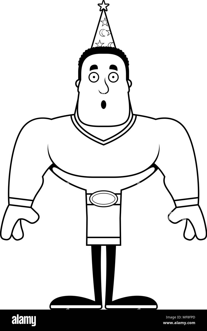 A cartoon wizard looking surprised Stock Vector Image & Art - Alamy