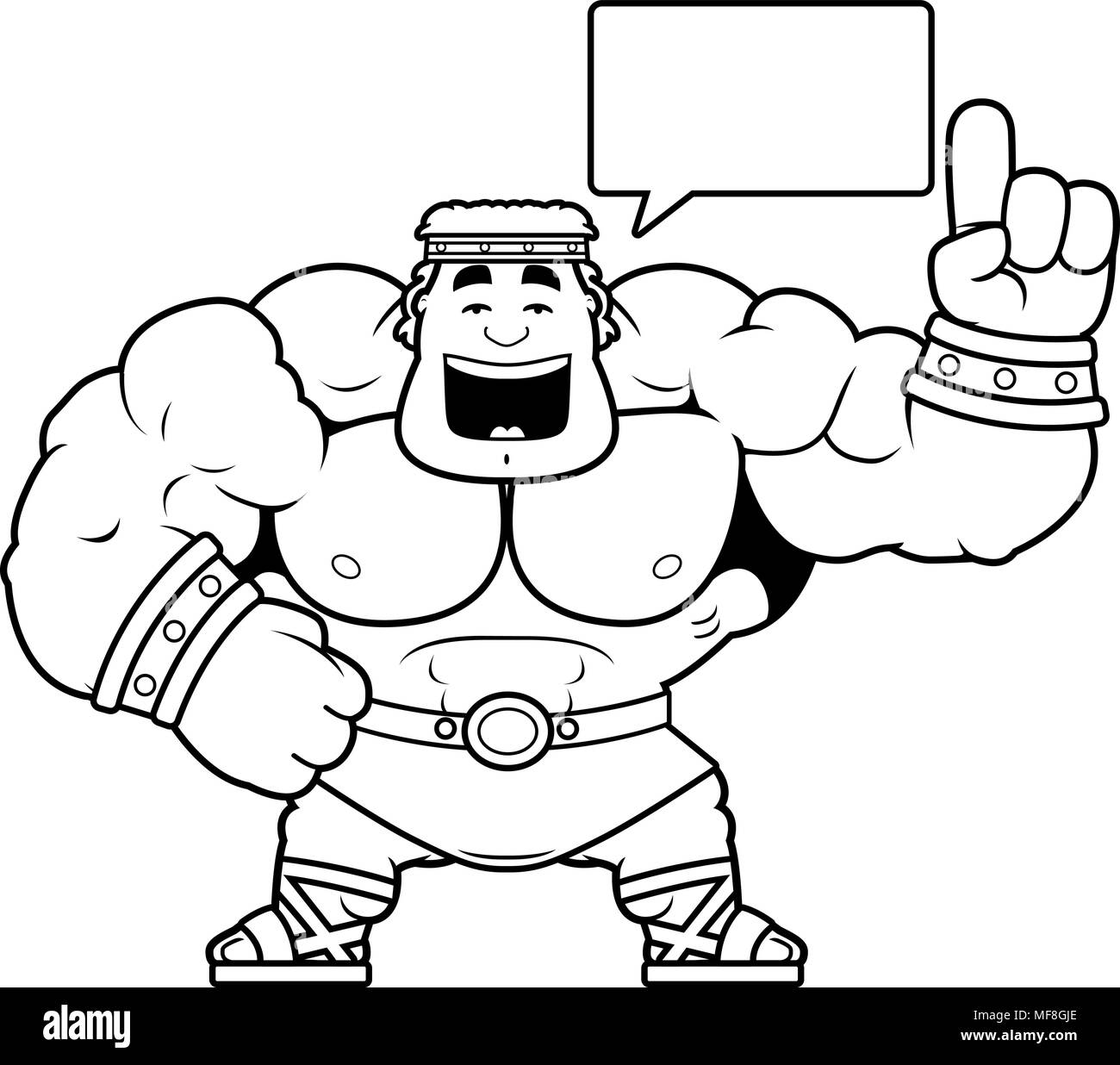 A cartoon illustration of Hercules talking Stock Vector Image & Art - Alamy