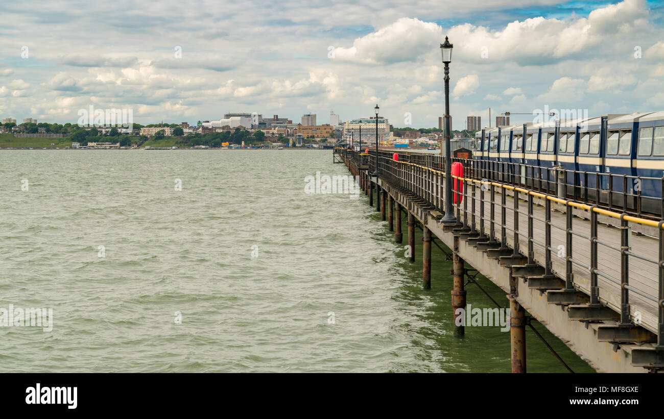 Longest wooden pier in the uk hi-res stock photography and images - Alamy