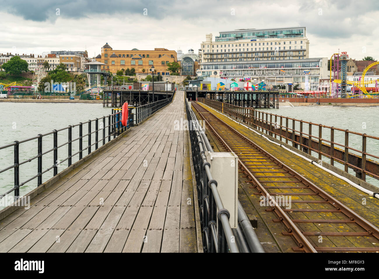 Southend-on-Sea, Essex, England, UK - May 30, 2017: View from Southend ...