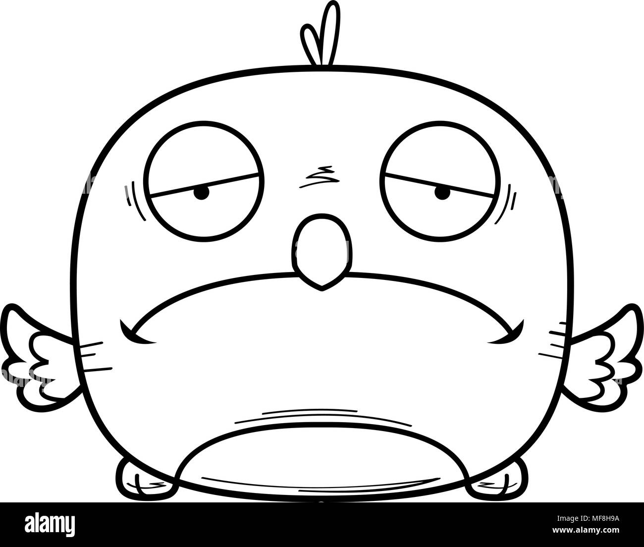 Frowning bird Stock Vector Images - Alamy