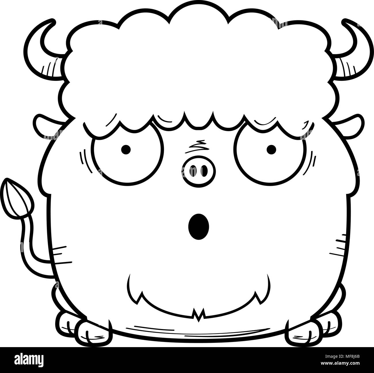 Scared buffalo Stock Vector Images - Alamy