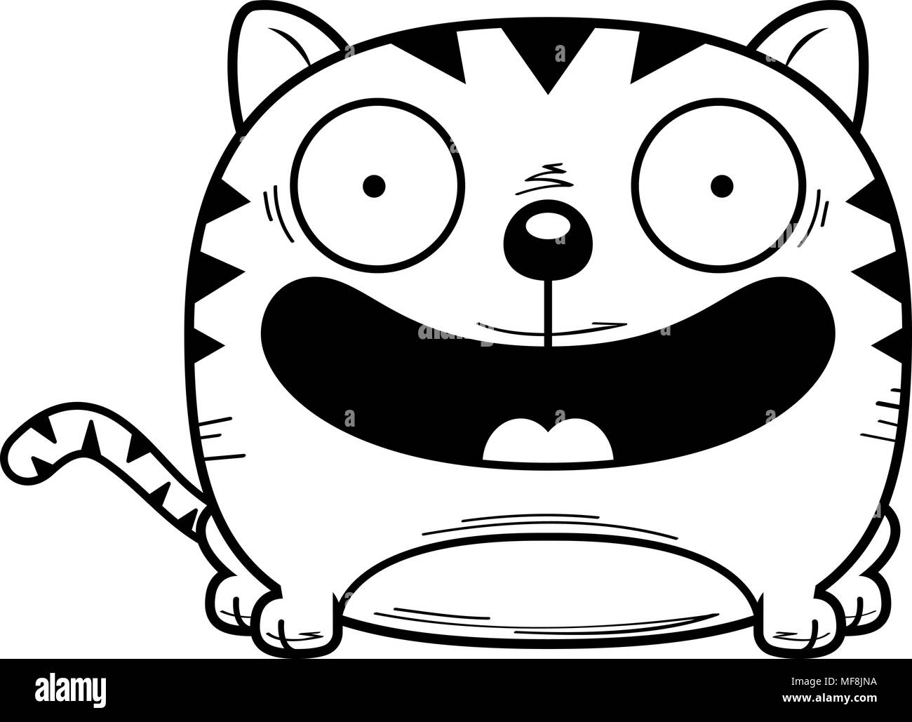 A cartoon illustration of a cat smiling Stock Vector Image & Art - Alamy