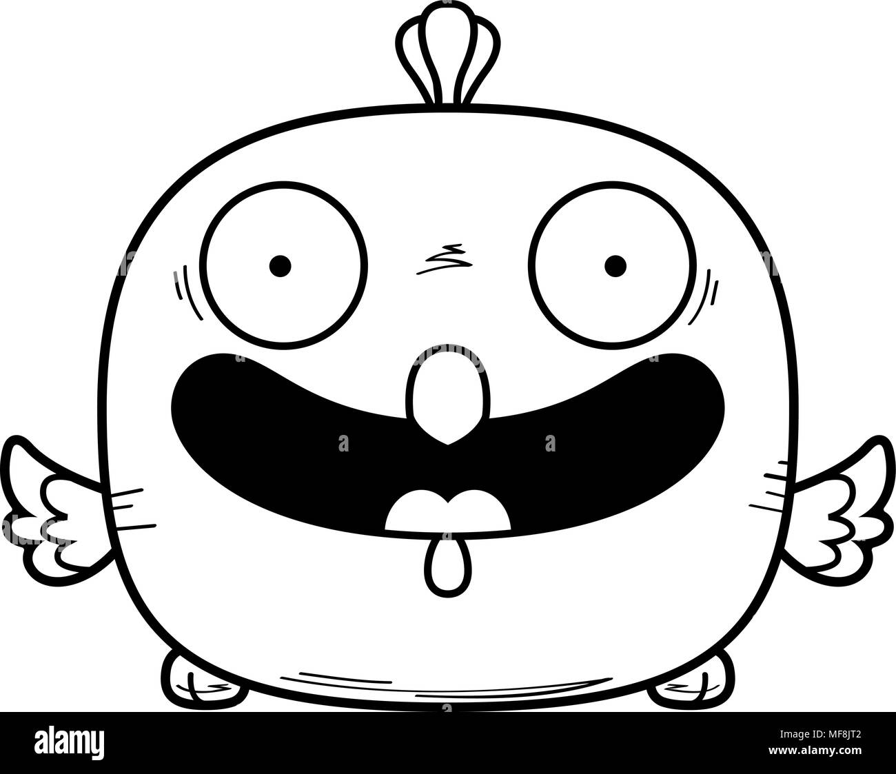 A cartoon illustration of a chicken smiling Stock Vector Image & Art ...
