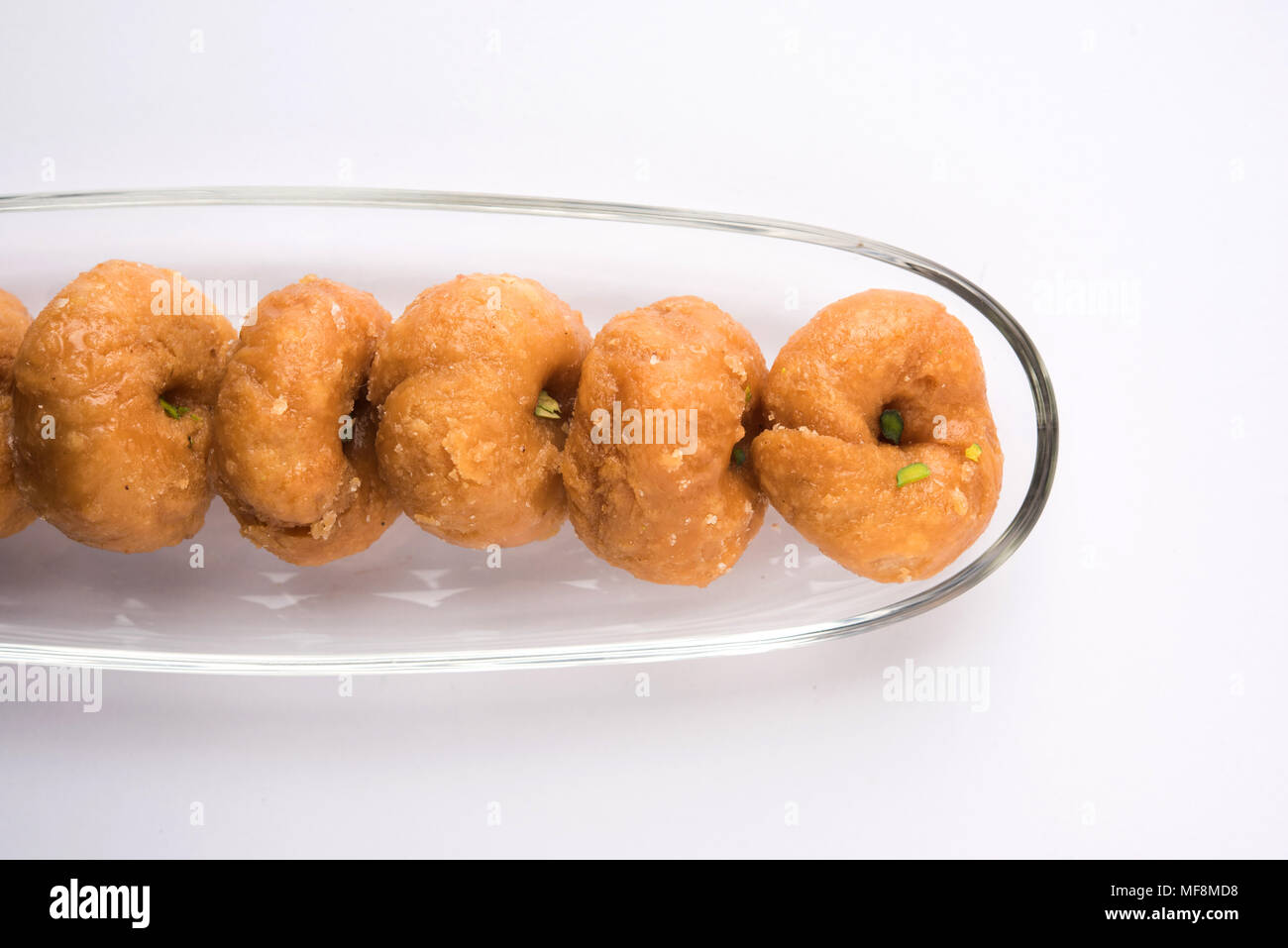 Balushahi is a traditional dessert from the Indian subcontinent served ...