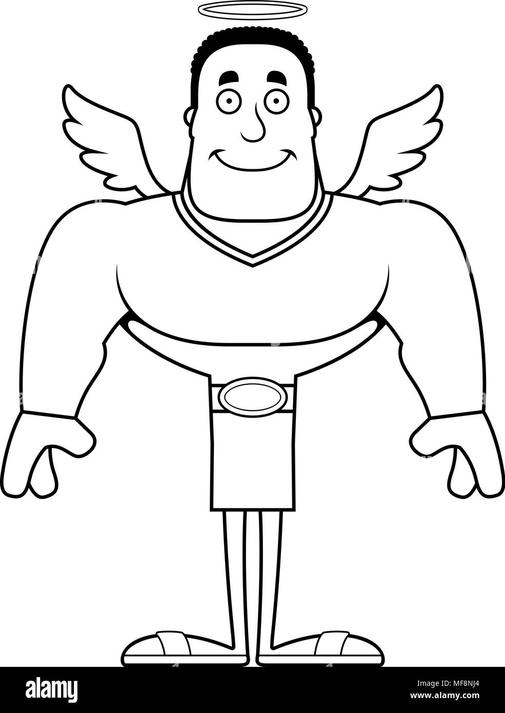 A cartoon angel smiling Stock Vector Image & Art - Alamy