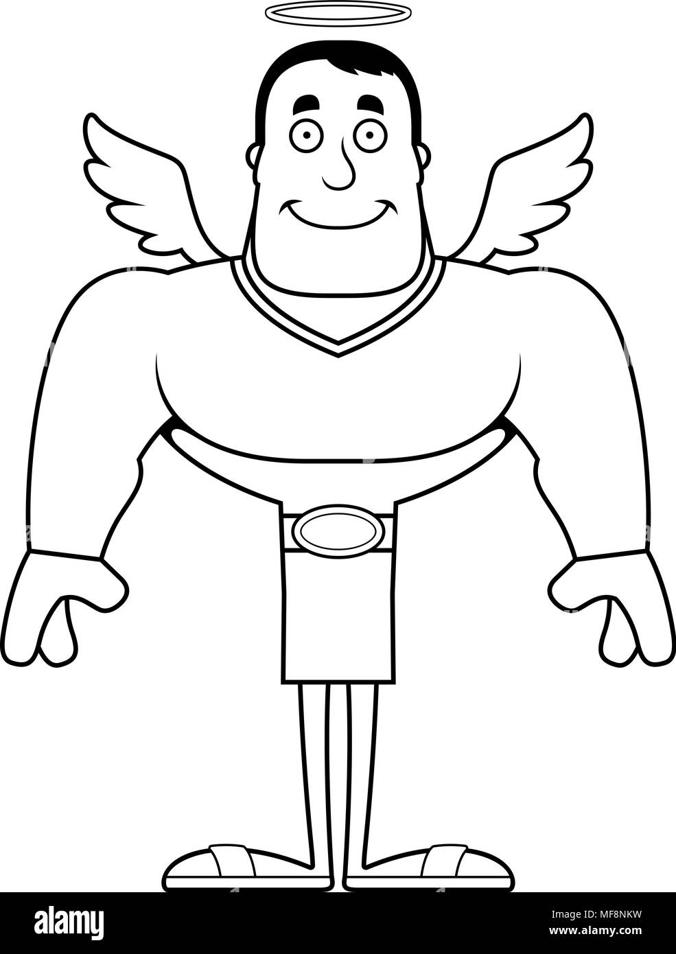 A cartoon angel smiling Stock Vector Image & Art - Alamy