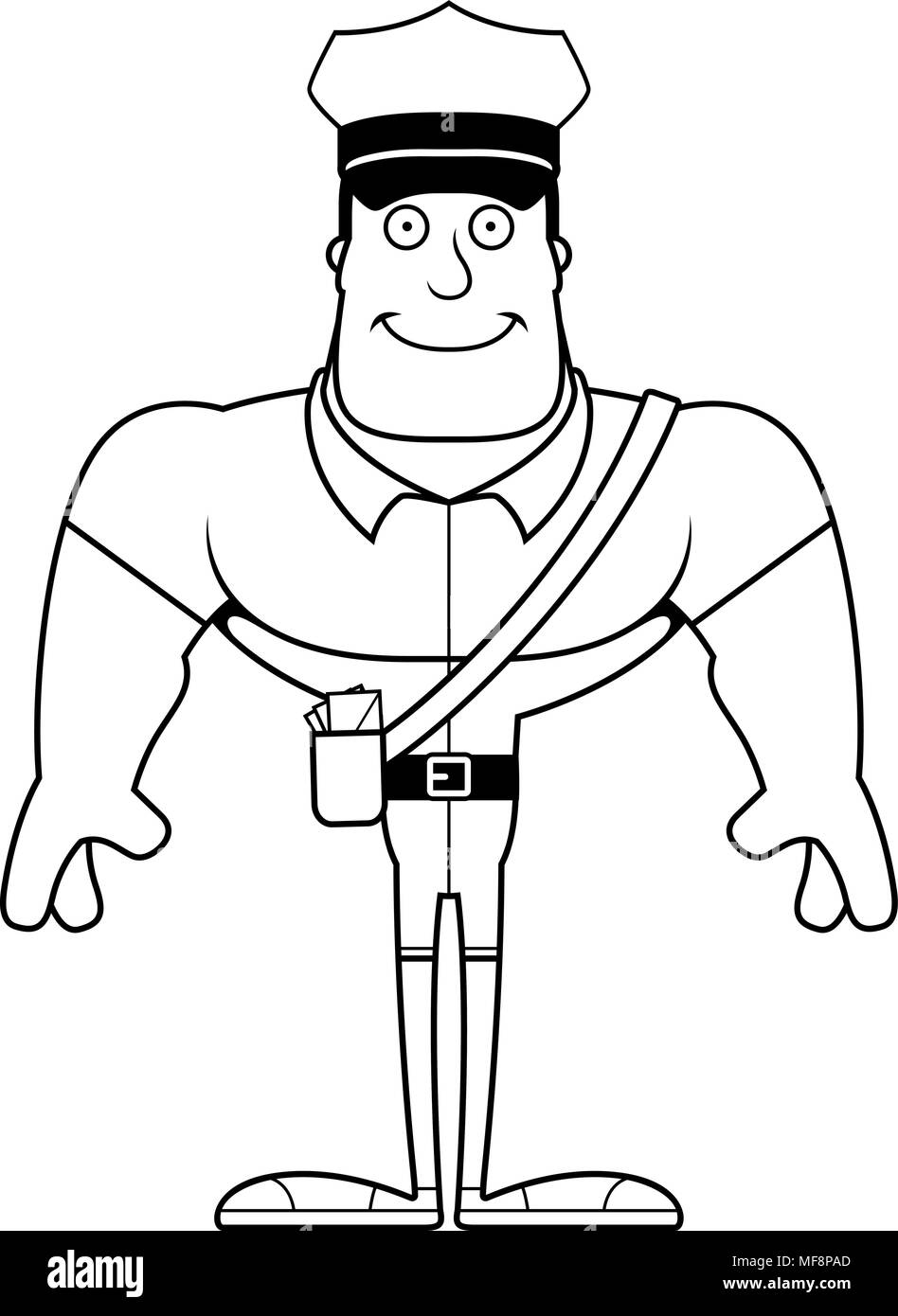 Postal smiling Black and White Stock Photos & Images - Alamy