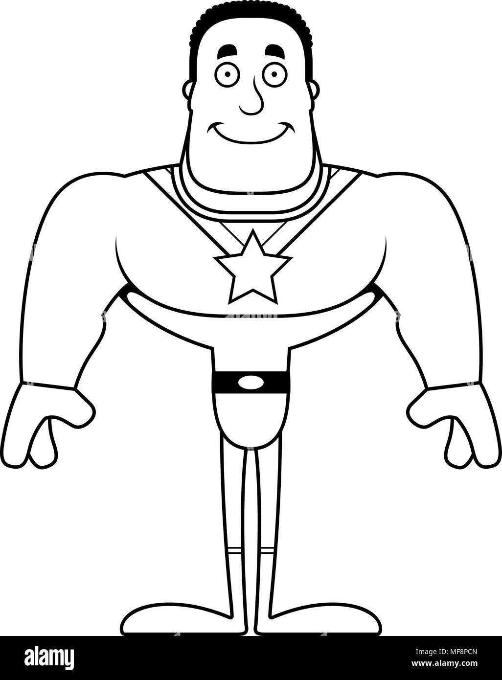 A cartoon superhero smiling Stock Vector Image & Art - Alamy