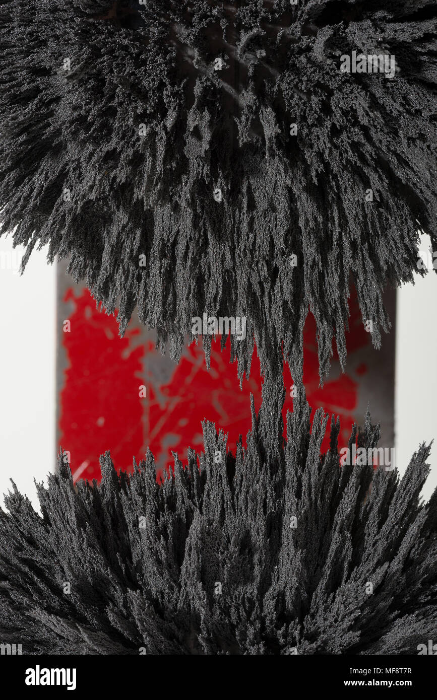 Very large powerful industrial magnet illustrating magnetic force and ...