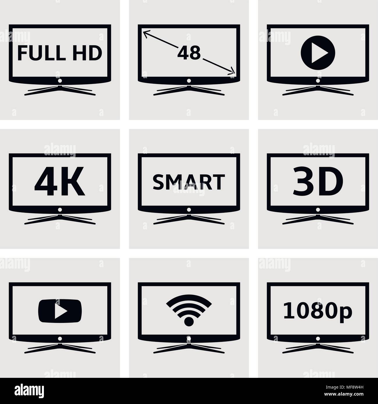 Modern full screen smart Stock Vector Images - Alamy
