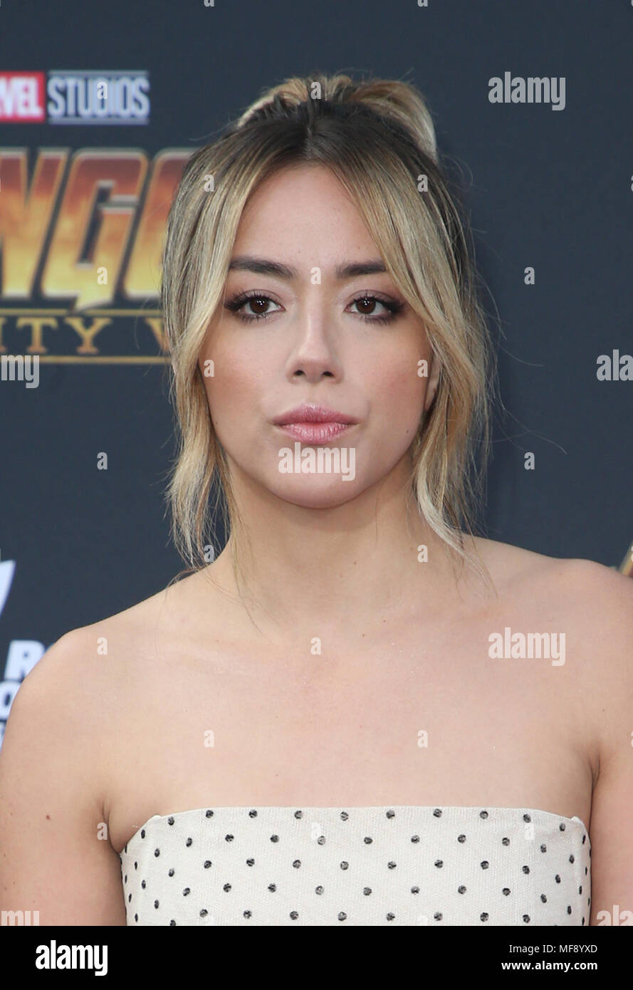 23 April 2018 - Hollywood, California - Chloe Bennet. Disney and Marvel ...
